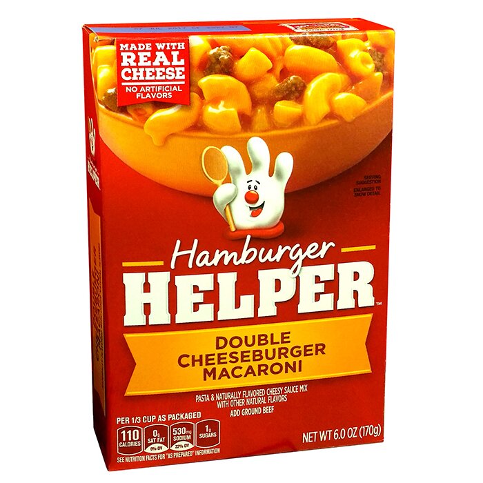 Hamburger Helper Double Cheeseburger Macaroni, 6,99